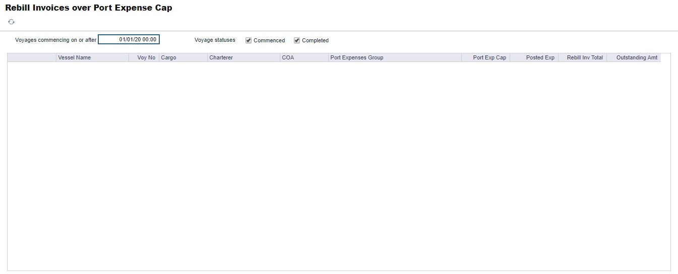 IMOS - Create Rebill Invoices over Port Expense Cap IMOS - Create Rebill Invoices over Port Expense Cap